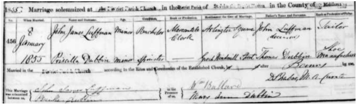 Dubbin, George Aquila – Sussex Asylums Burial Grounds Project